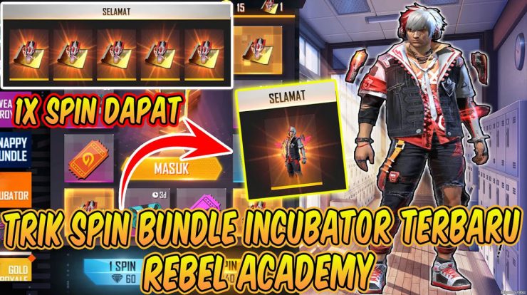 Rebel Academy FF, Cara Dapat Incubator Baru di Game Free Fire