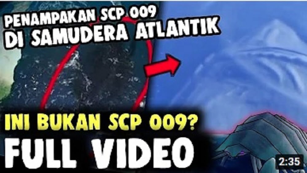 Viral Penampakan SCP 009 di Samudra Atlantik, Ini Link Videonya!