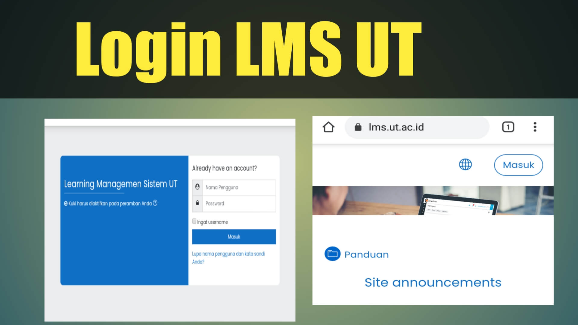 Cara Login atau Masuk LMS UT (Universitas Terbuka), Cara Atasi Gagal Akses! | Tekno KING