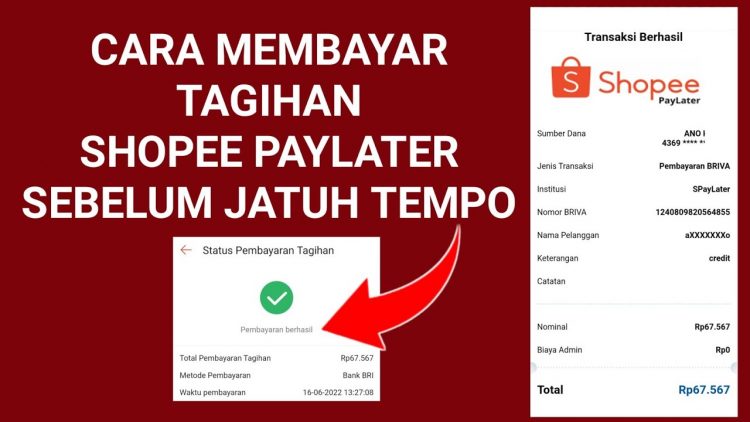 Cara Bayar Shopee PayLater Sebelum Jatuh Tempo, Mudah Kok!