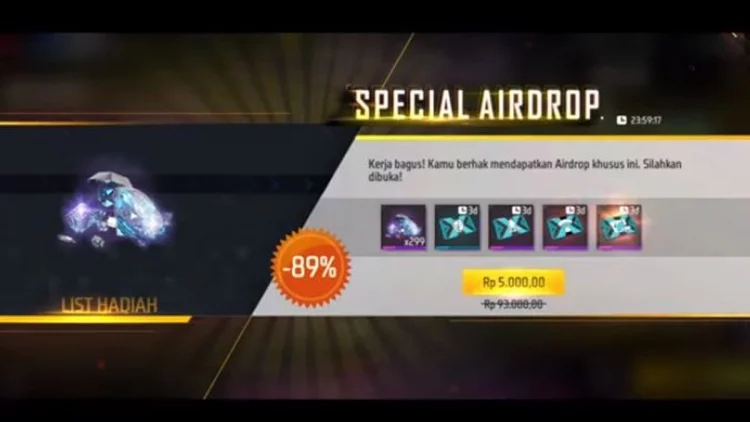 Penyebab Special Airdrop Free Fire Tidak Muncul, Ternyata Ini Dia!